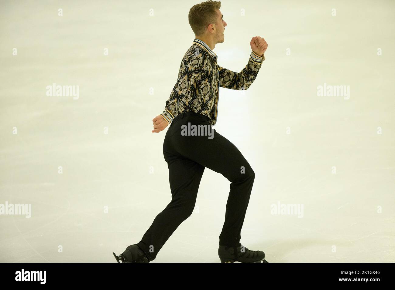 Matteo RIZZO (Ita), men free skating during 2022 ISU Challenger Series ...