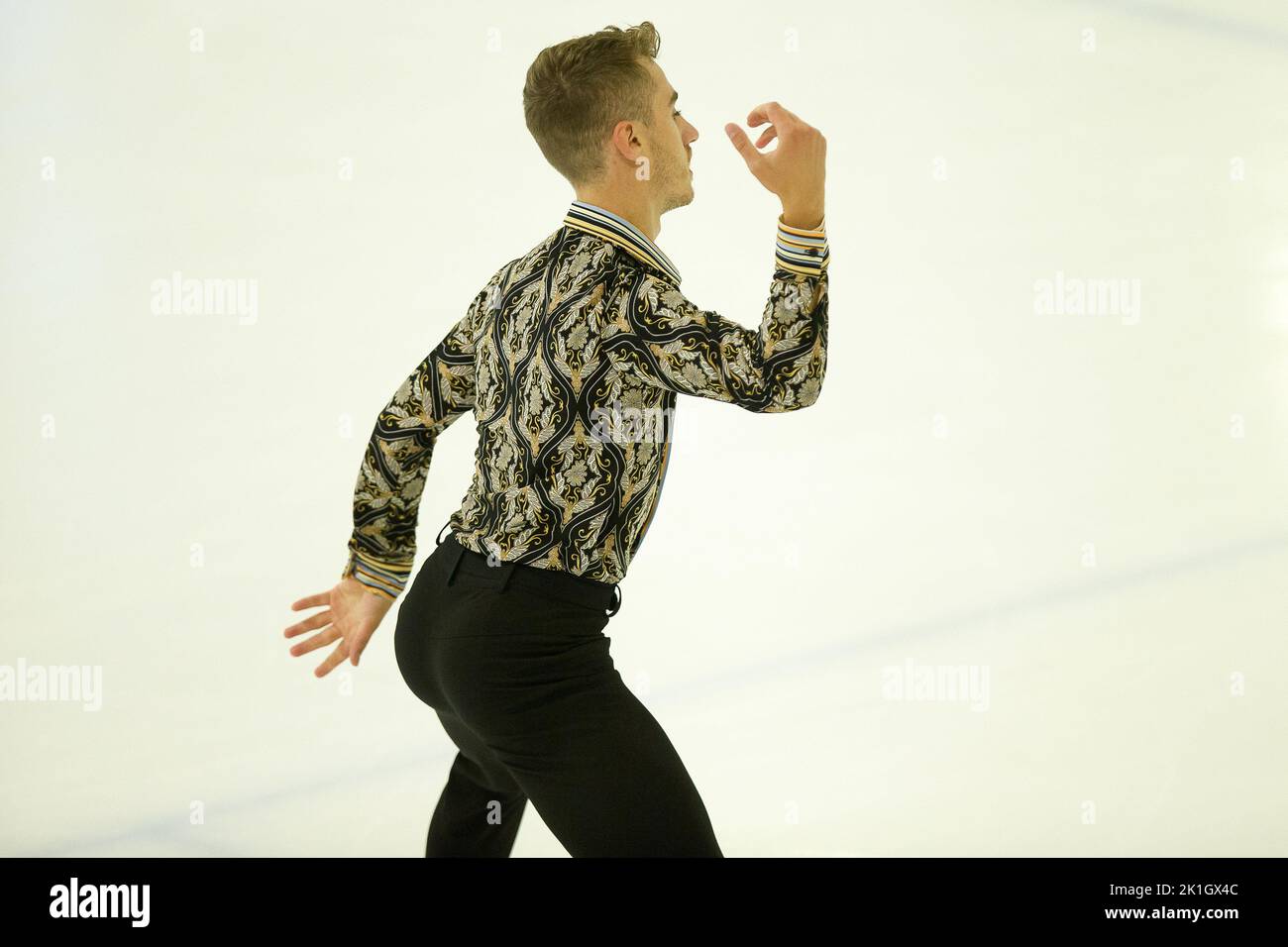 Matteo RIZZO (Ita), men free skating during 2022 ISU Challenger Series ...