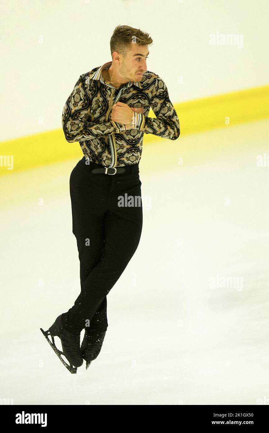 Matteo RIZZO (Ita), men free skating during 2022 ISU Challenger Series ...