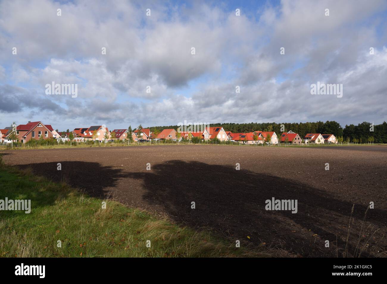 a new housing estate in germany Stock Photo - Alamy