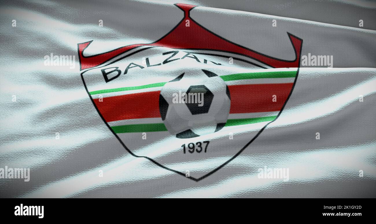 Barcelona, Spain - 17 September 2022: Balzan FC football club, soccer ...