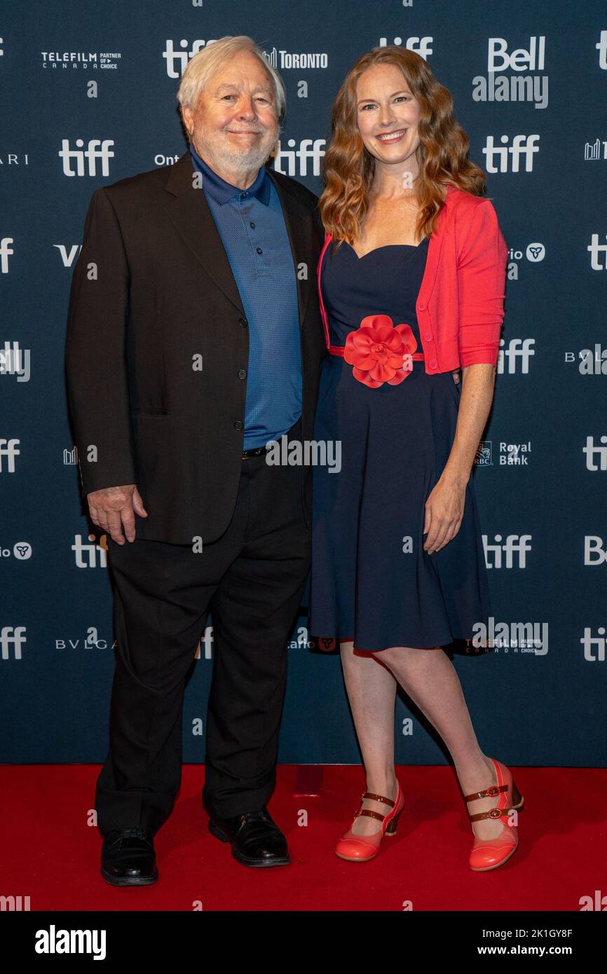 Donald Shebib and Emily Andrews (R) attend the "Nightalk" Premiere ...