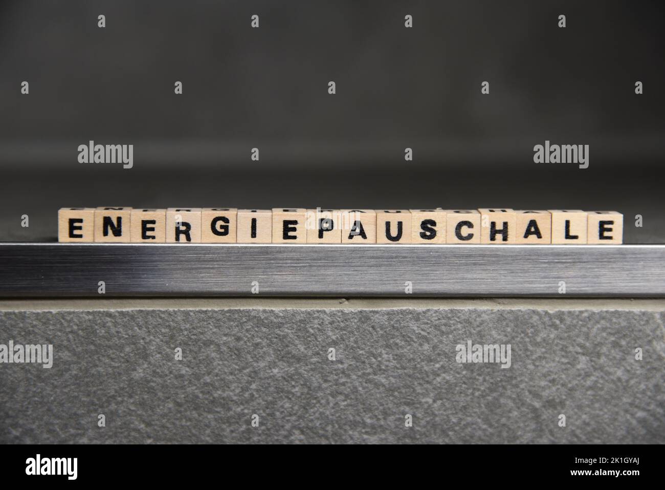 the german word a payment of the state with wodden bricks and a euro ...