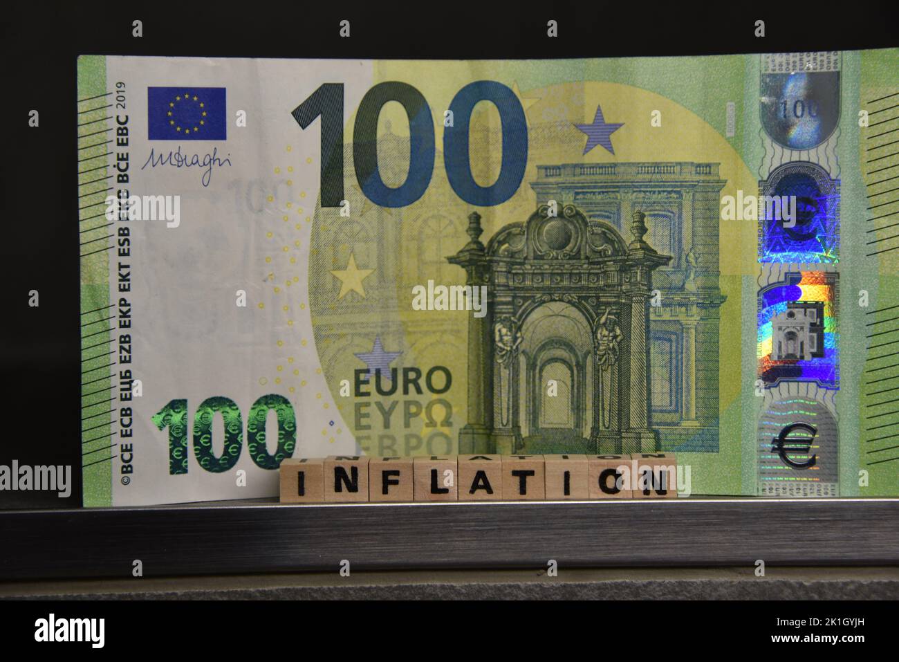 Inflation word coins hi-res stock photography and images - Alamy