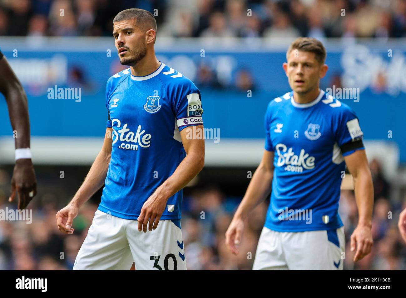 Conor Coady for Everton during the Premier League match between Everton ...