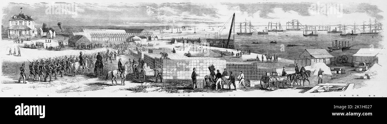 Expedition to Port Royal - Government buildings erected on Hilton Head ...