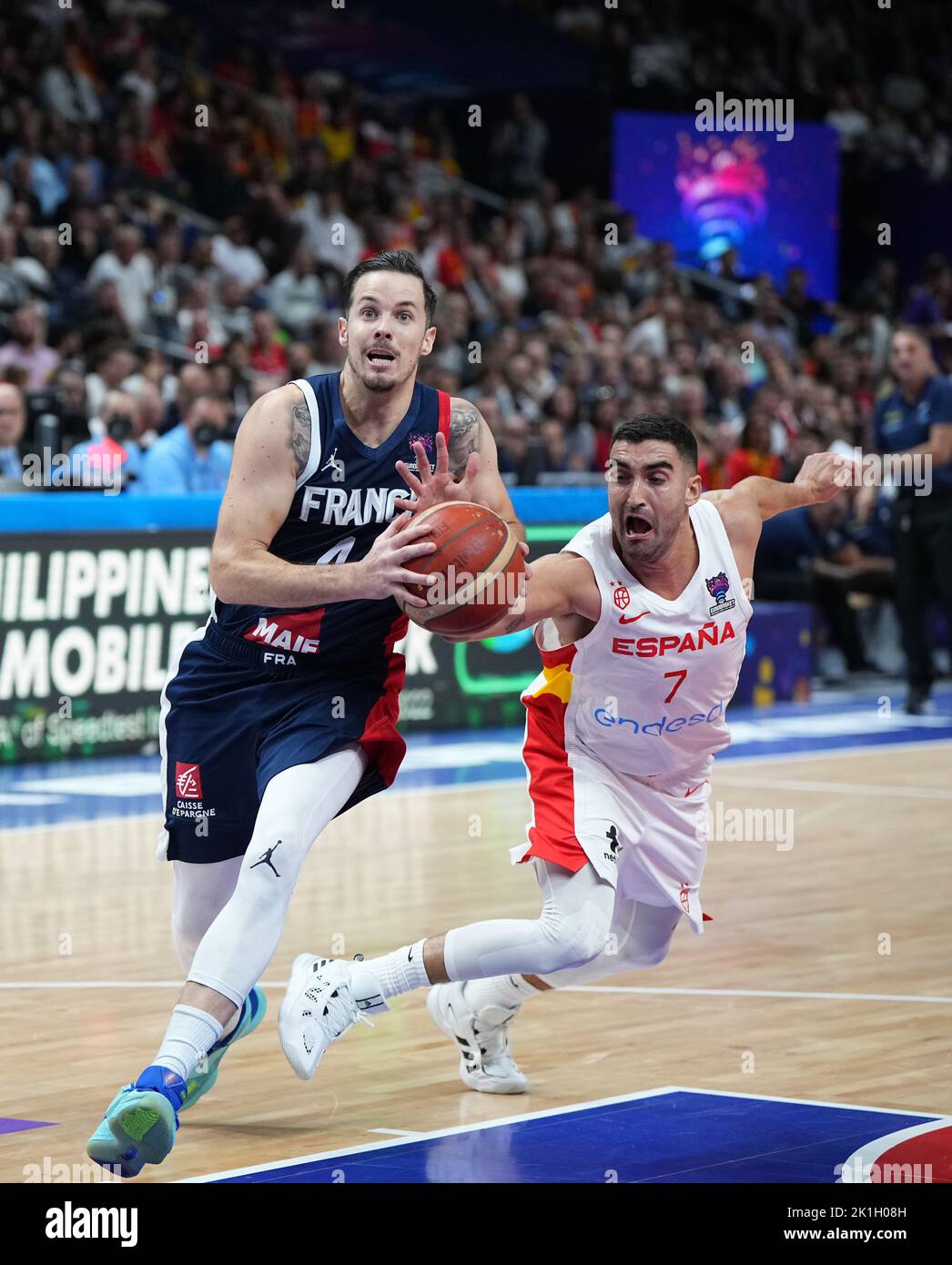 18 September 2022, Berlin: Basketball: European Championship, France ...