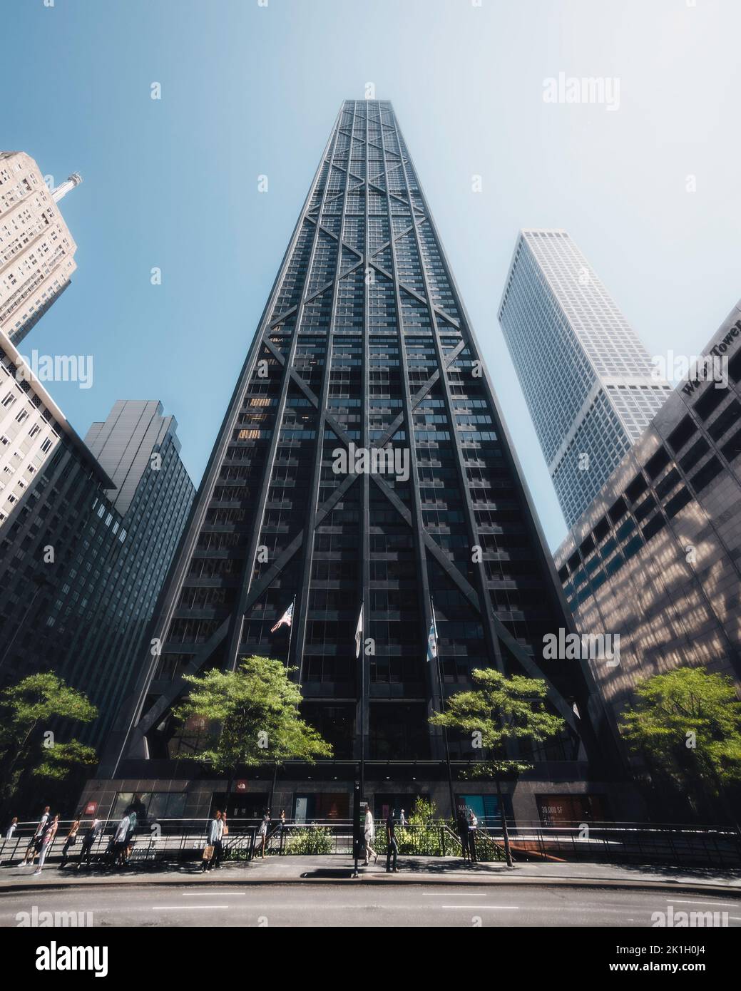 Hancock building view hi-res stock photography and images - Alamy