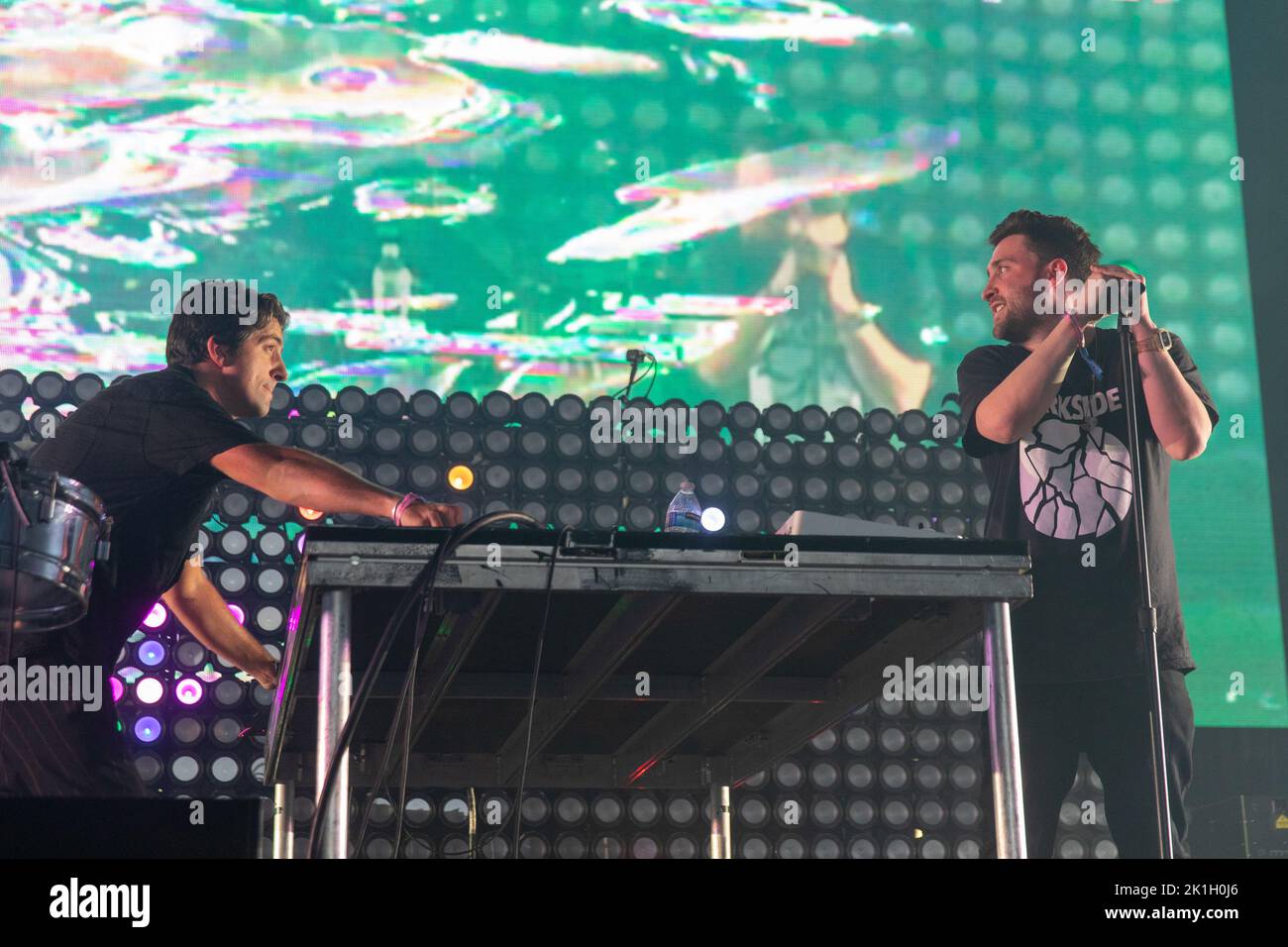 Vinnie Pergola and Kyle Kaplan of Phantoms during the Life Is Beautiful ...