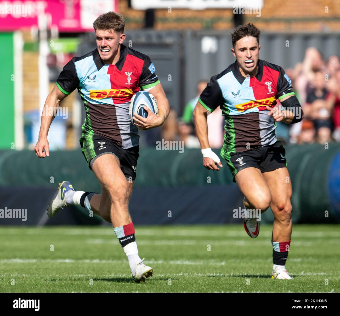 Luke Northmore of Harlequins in action during the Gallagher Premiership ...