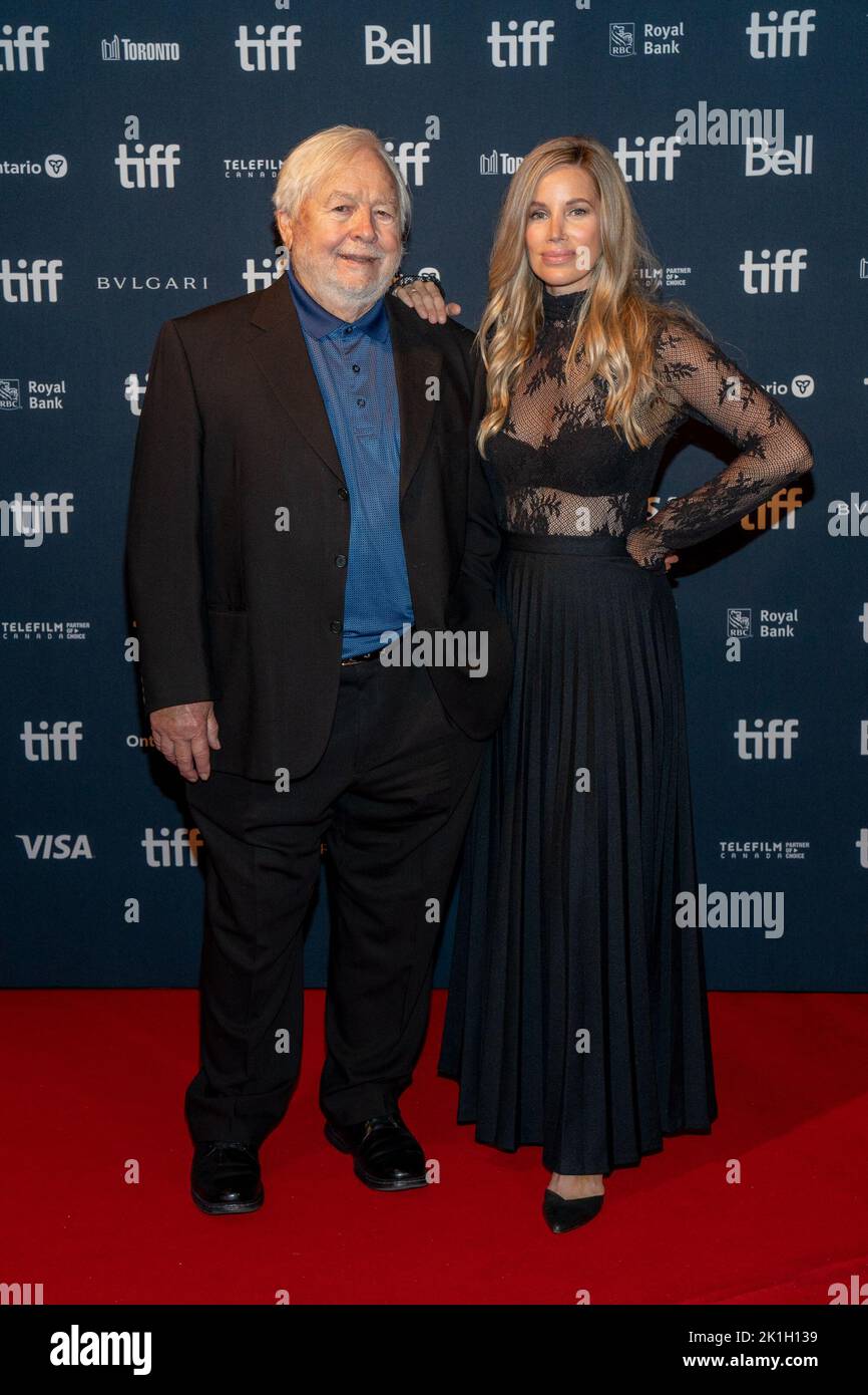 Donald Shebib and Ashley Bryant (R) attend the "Nightalk" Premiere ...
