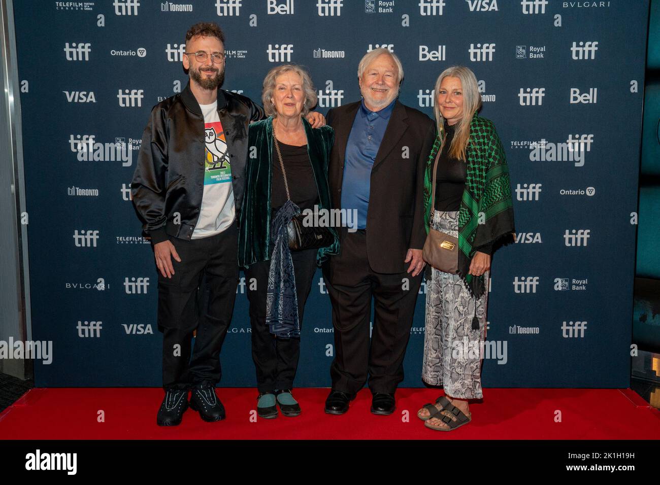 (L-R) Noah "40" James Shebib, Tedde Moore, Donald Shebib, and Suzanna ...