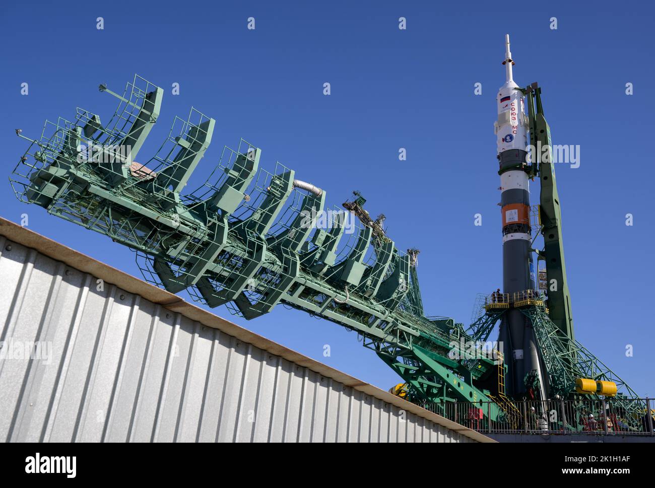 Baikonur, Kazakhstan. 18th Sep, 2022. The Russian Soyuz MS-22 ...