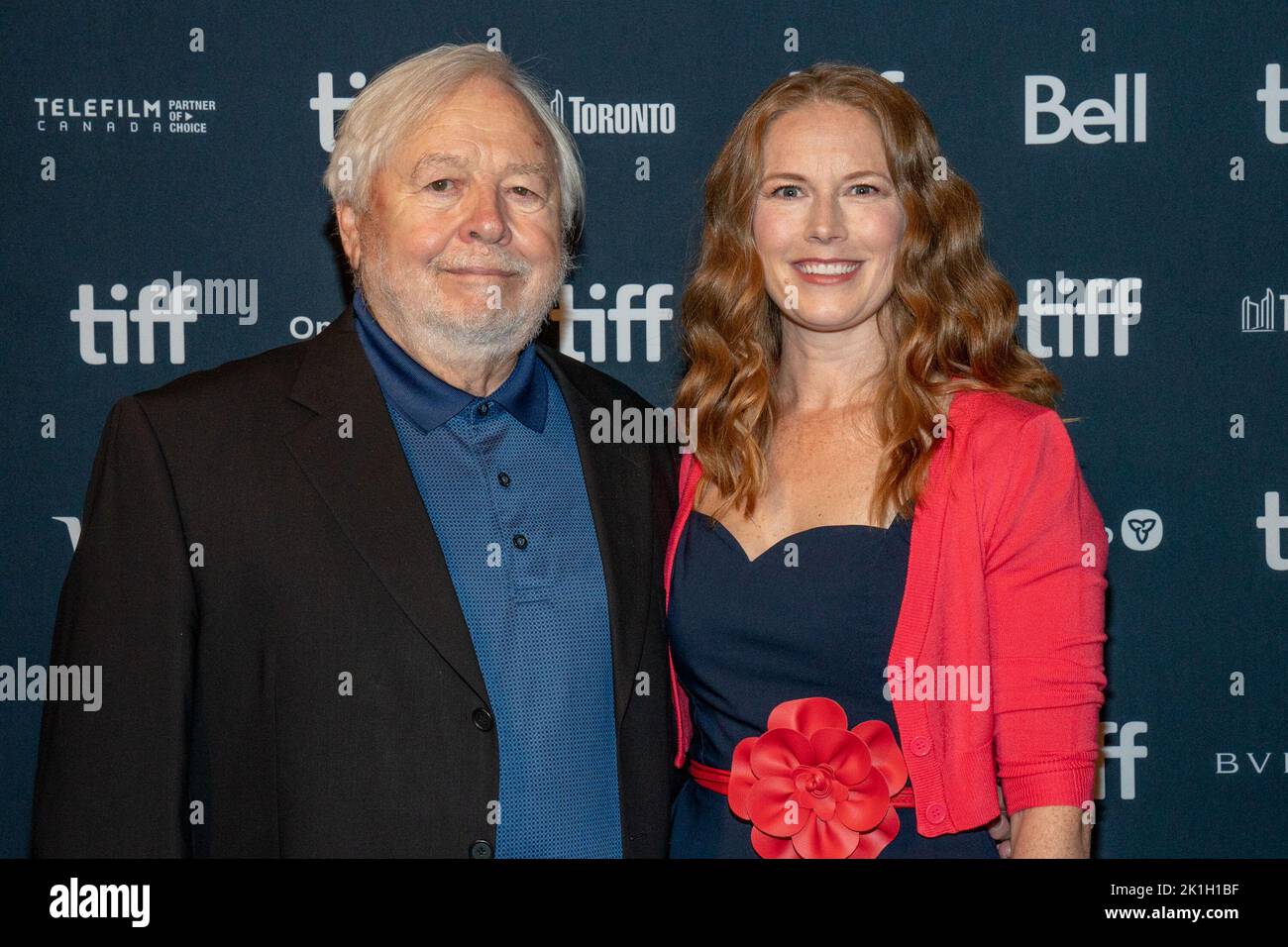 Donald Shebib and Emily Andrews (R) attend the "Nightalk" Premiere ...