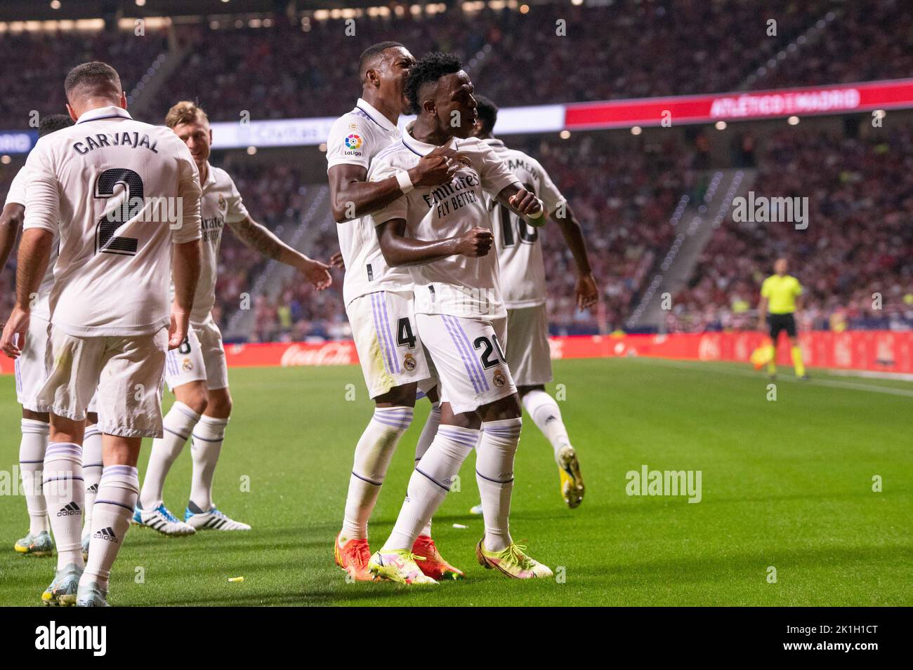 18th September 2022; Civitas Metropolitano, Madrid, Spain: La Liga ...