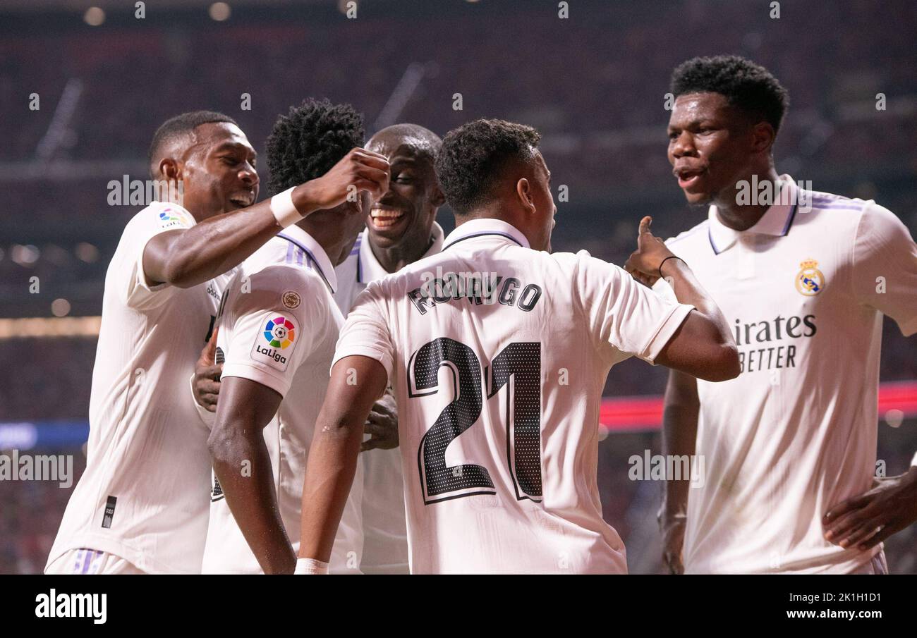 18th September 2022; Civitas Metropolitano, Madrid, Spain: La Liga ...