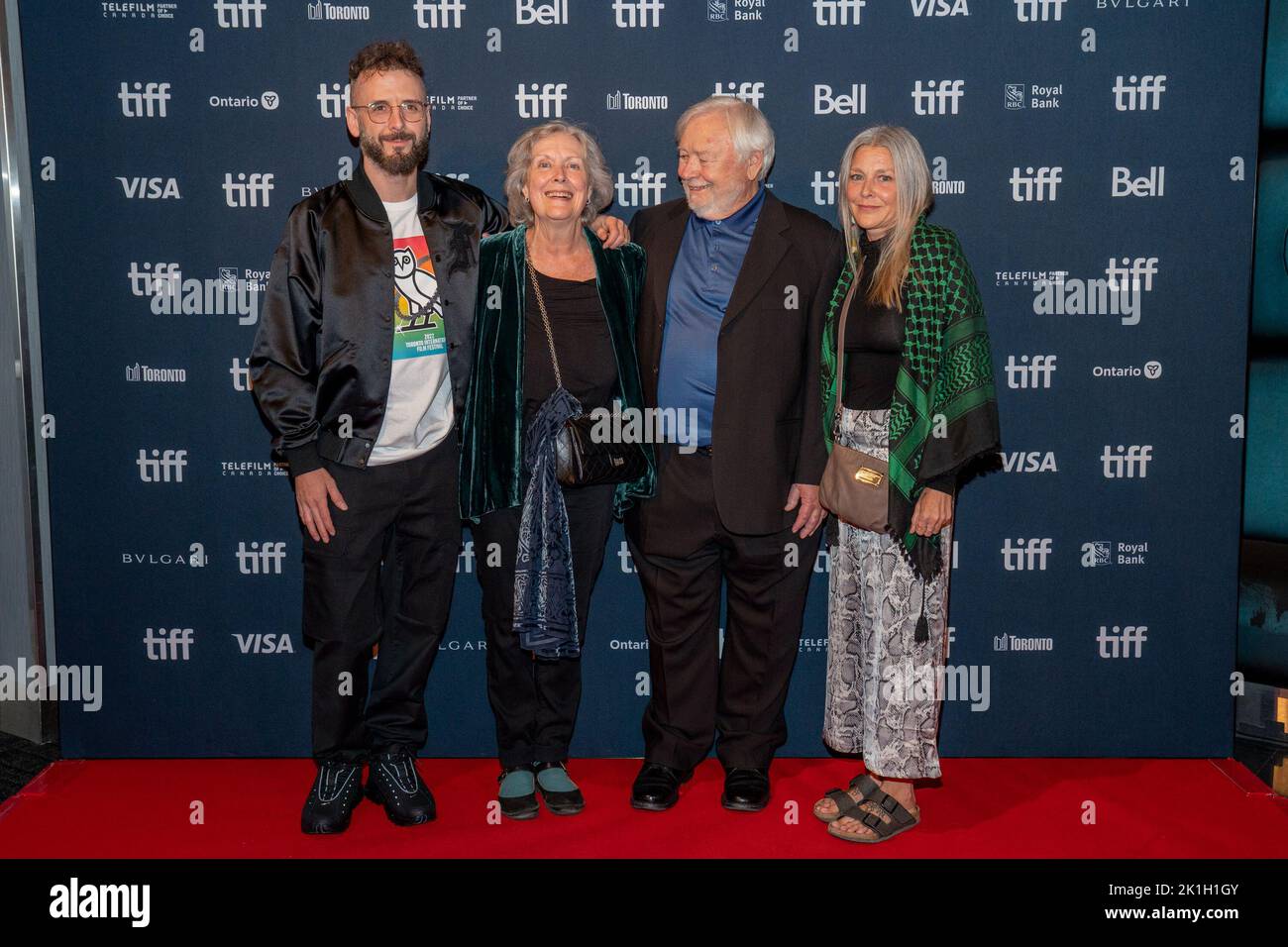 (L-R) Noah "40" James Shebib, Tedde Moore, Donald Shebib, and Suzanna ...