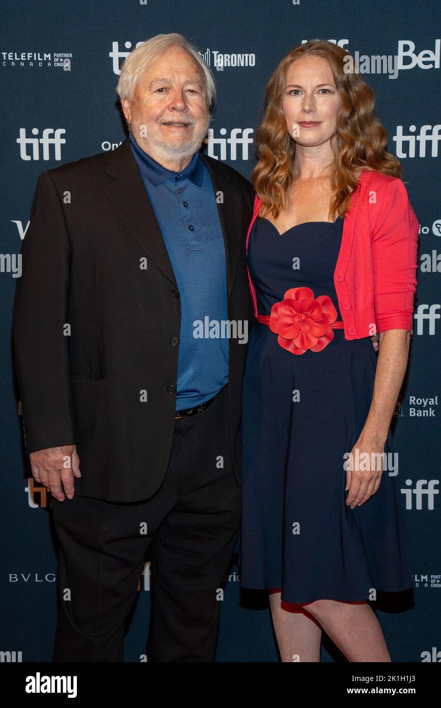 Donald Shebib and Emily Andrews (R) attend the "Nightalk" Premiere ...