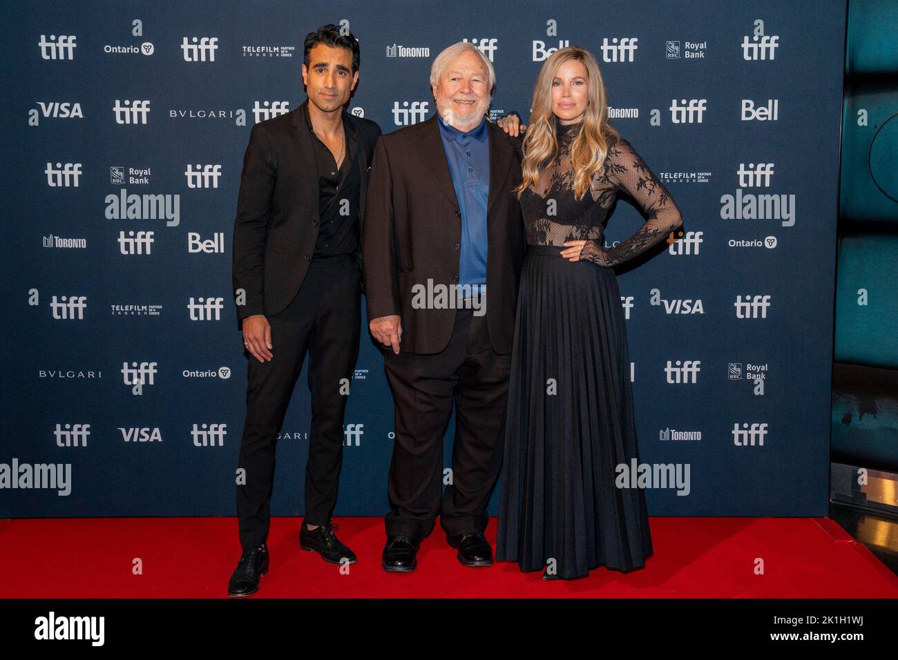 (L-R) Al Mukadam, Donald Shebib and Ashley Bryant attend the "Nightalk ...