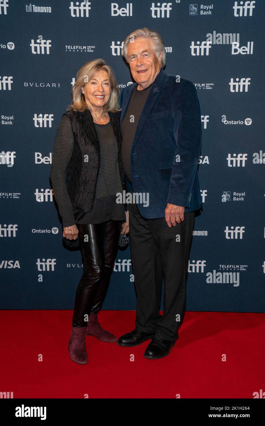 Brooke Hindle and Art Hindle (R) attend the "Nightalk" Premiere during ...