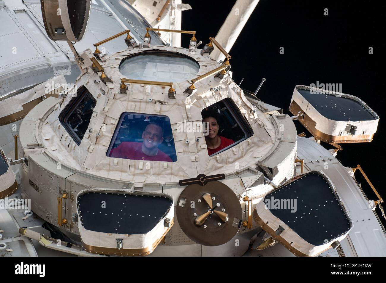 Inside A Space Station In White