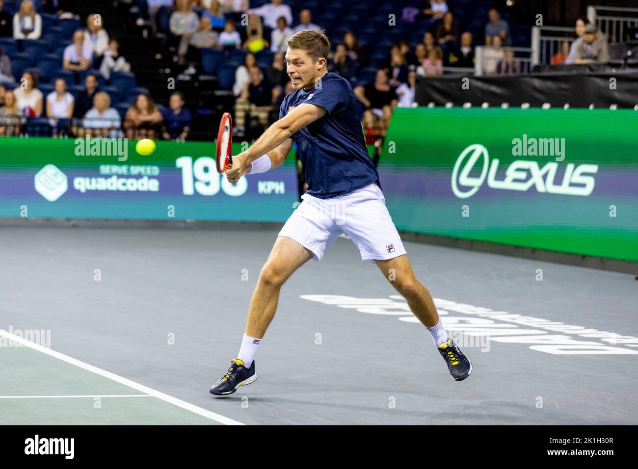 18th September 2022; Emirates Arena , Glasgow, Scotland; Davis Cup ...