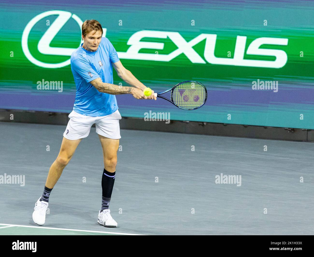 18th September 2022; Emirates Arena , Glasgow, Scotland; Davis Cup ...