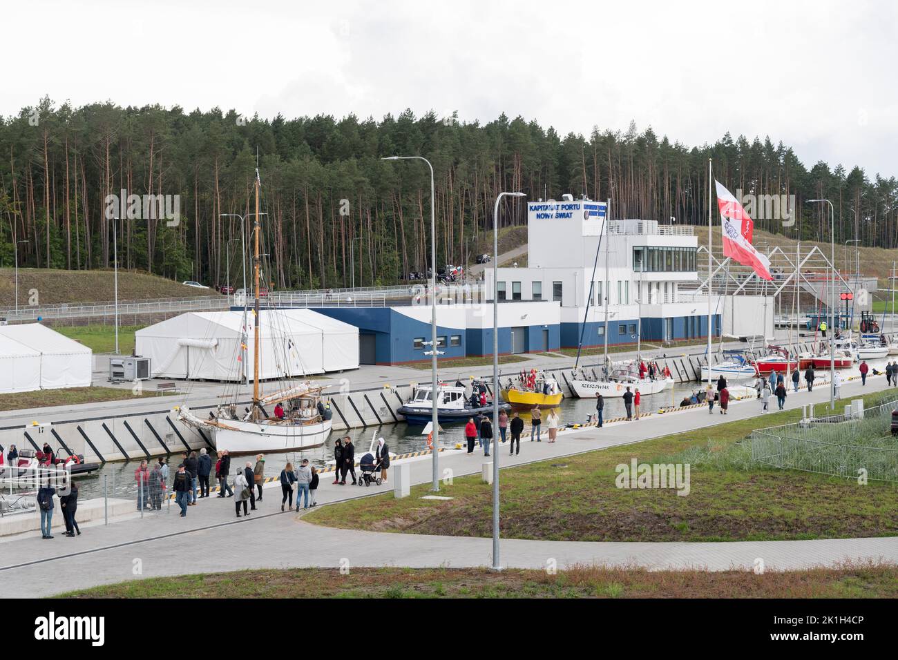 Vistula spit canal open hi-res stock photography and images - Alamy
