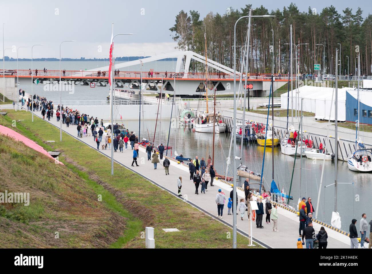 Vistula spit canal opens on anniversary of soviet invasion hi-res stock ...