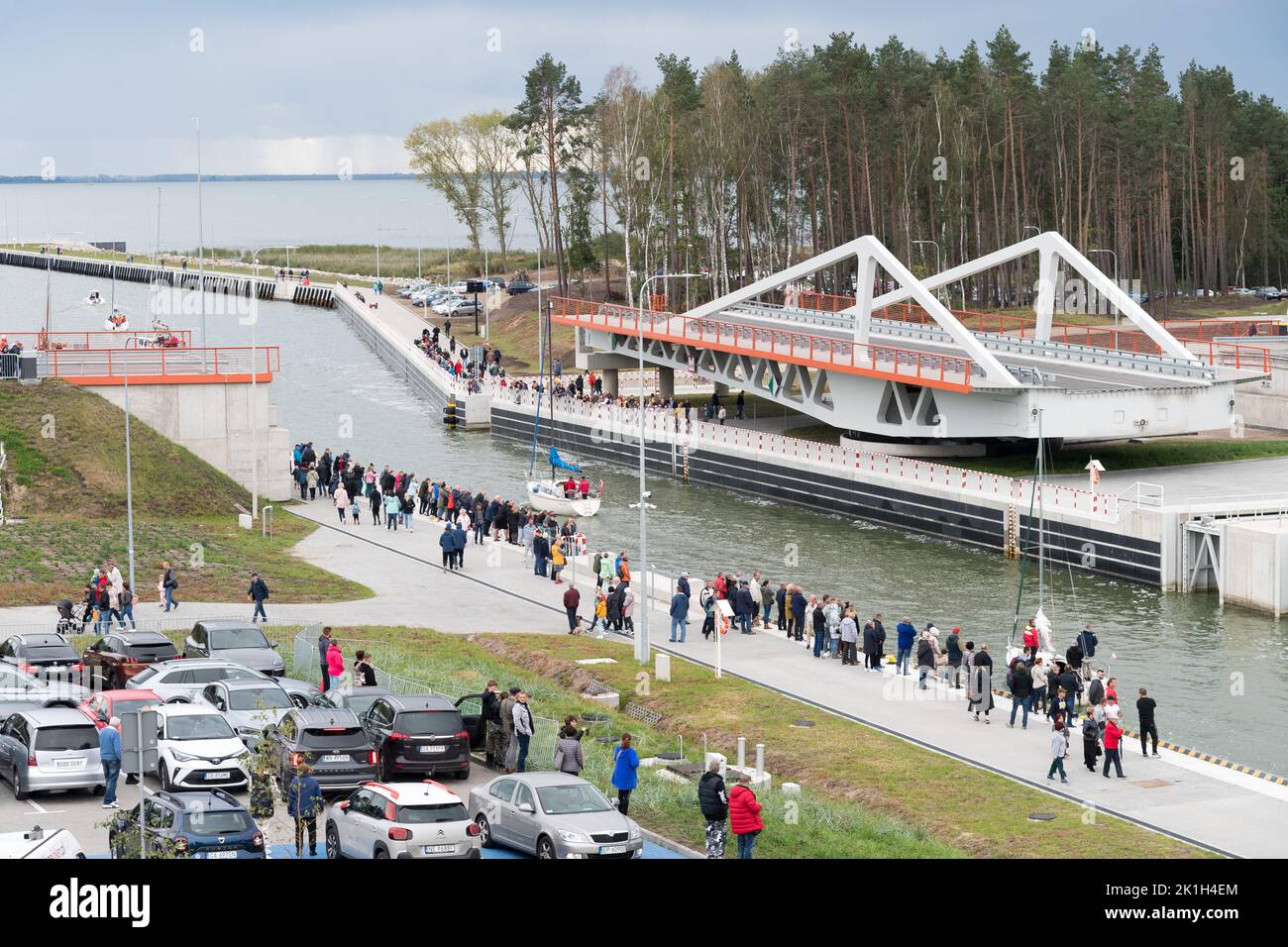 Vistula spit canal open hi-res stock photography and images - Alamy