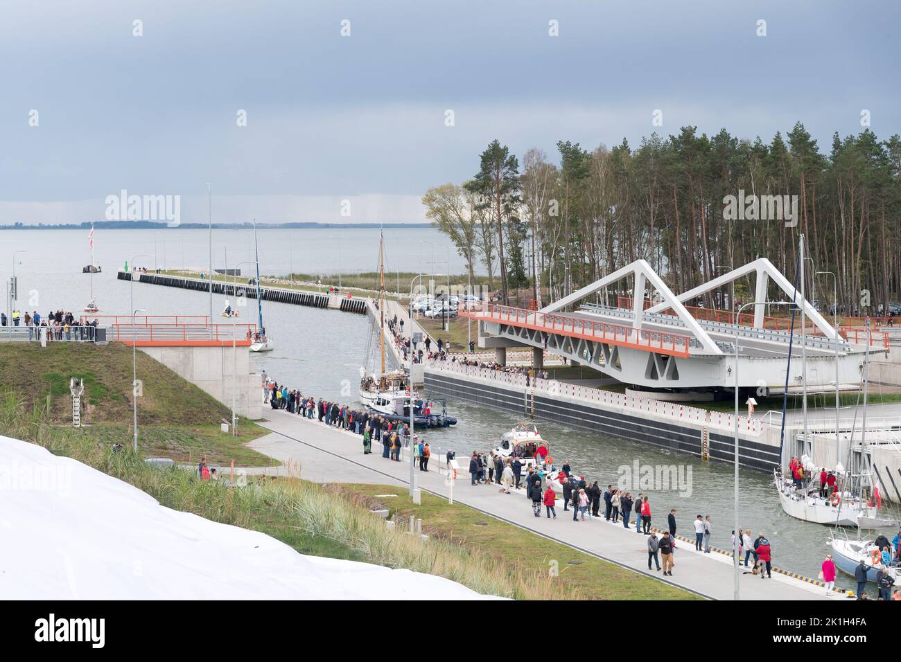 Vistula spit canal opens on anniversary of soviet invasion hi-res stock ...
