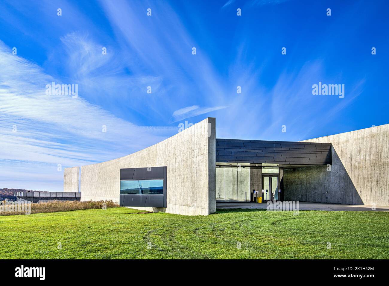 The Visitor Center of September 11th’s Flight 93 Memorial in Stoystown ...