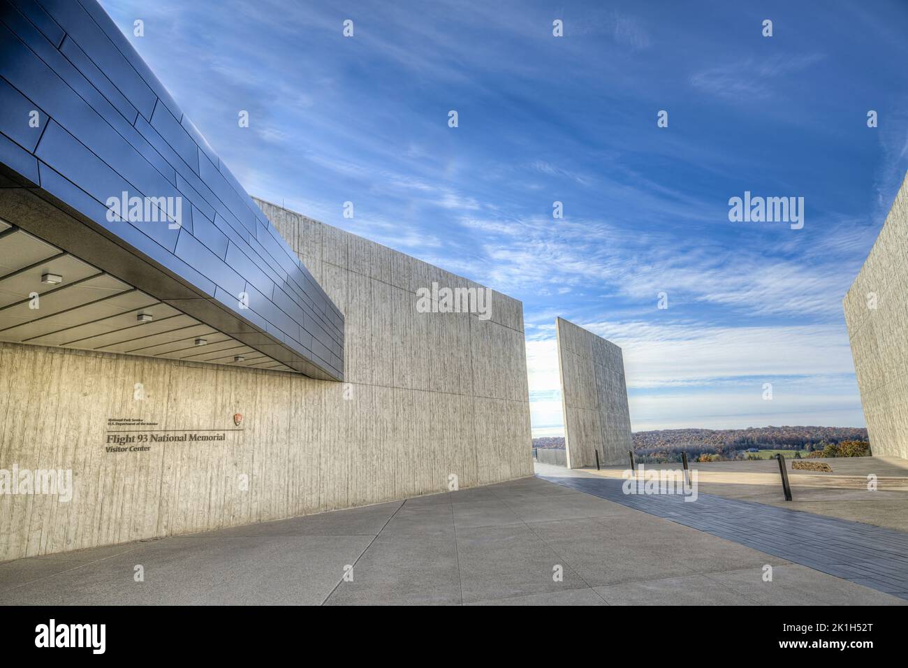 The Visitor Center of September 11th’s Flight 93 Memorial in Stoystown ...