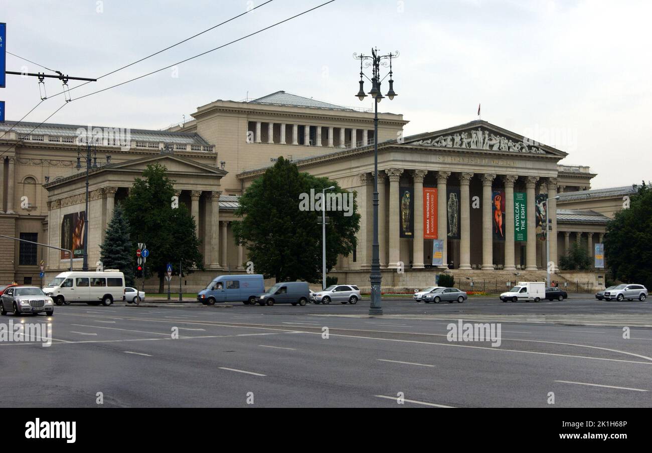 Museum of Fine Arts, built in an eclectic-neoclassical style, between ...