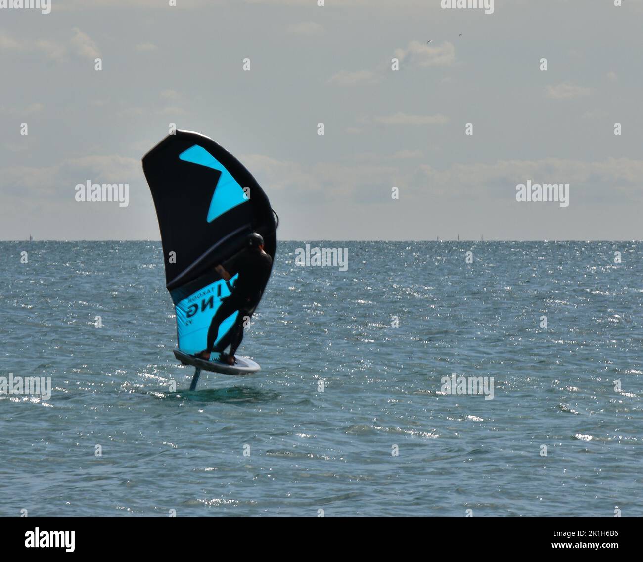 Windsurfing Water Sport - Surfers Completing The Sport On Hayling ...