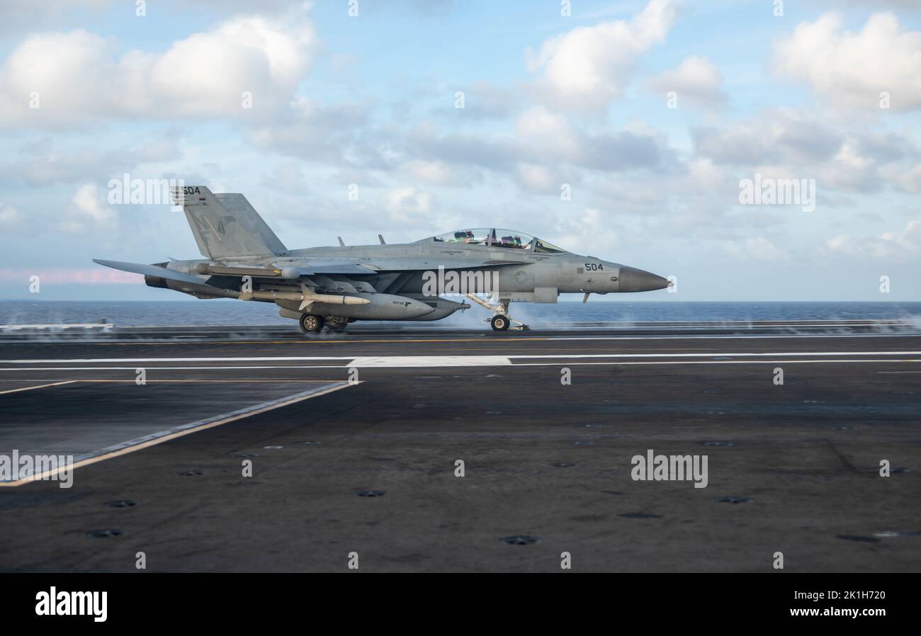 220917-N-WU964-1064 PACIFIC OCEAN (Sept. 17, 2022) An EA-18G Growler ...