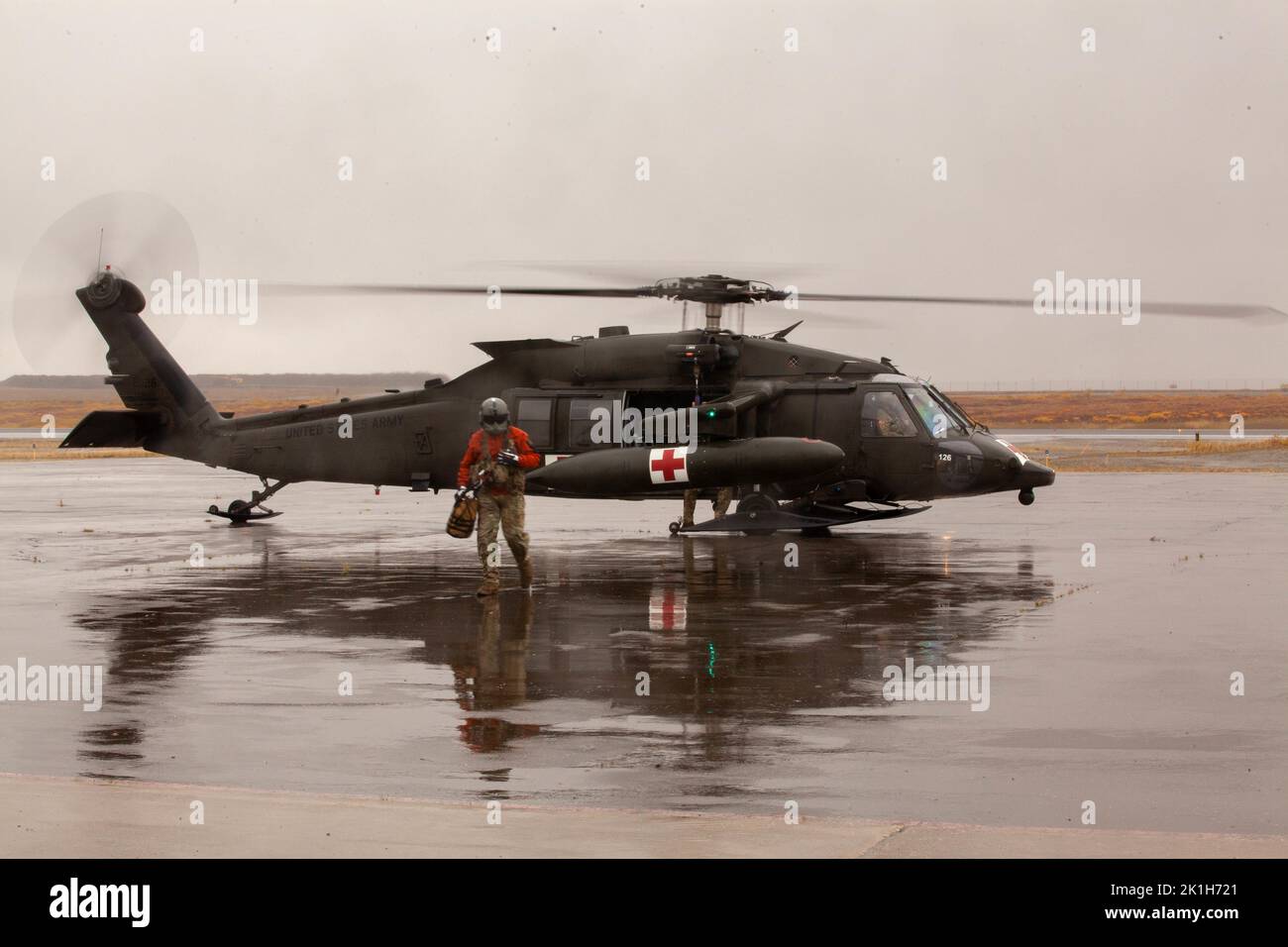 NOME, Alaska (Sept. 12, 2022) -- A flight paramedic assigned to the ...