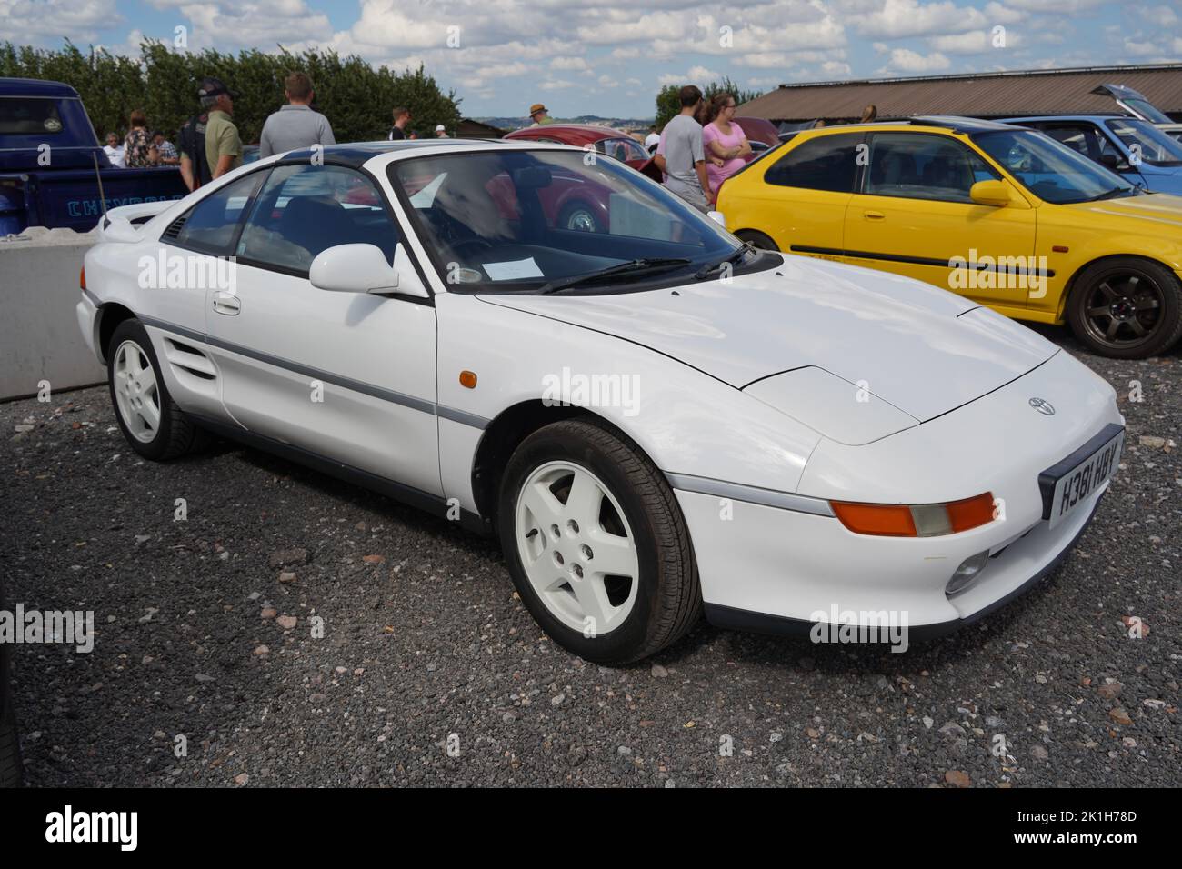Exeter, UK-August 2022: 1991 Toyota MR2 at a classic car show at ...