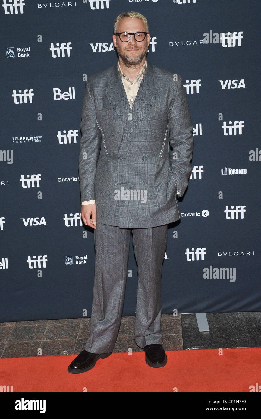 10 September 2022 - Toronto, Ontario, Canada - Seth Rogen. 2022 Toronto ...
