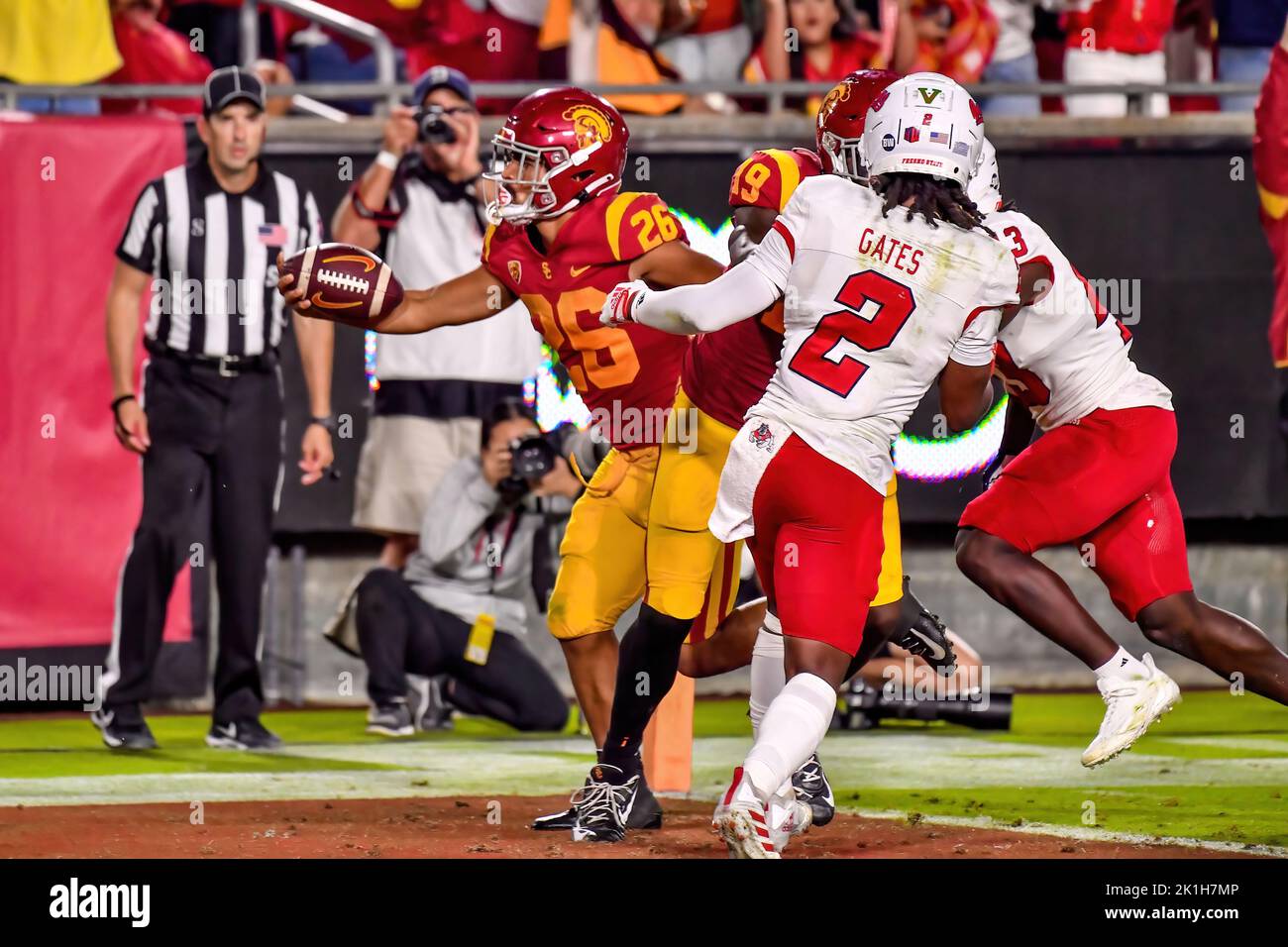 September 17, 2022 Los Angeles, CA.USC Trojans running back Travis Dye ...