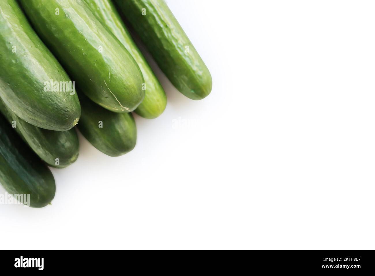 Heap fresh ripe cucumbers hi-res stock photography and images - Alamy