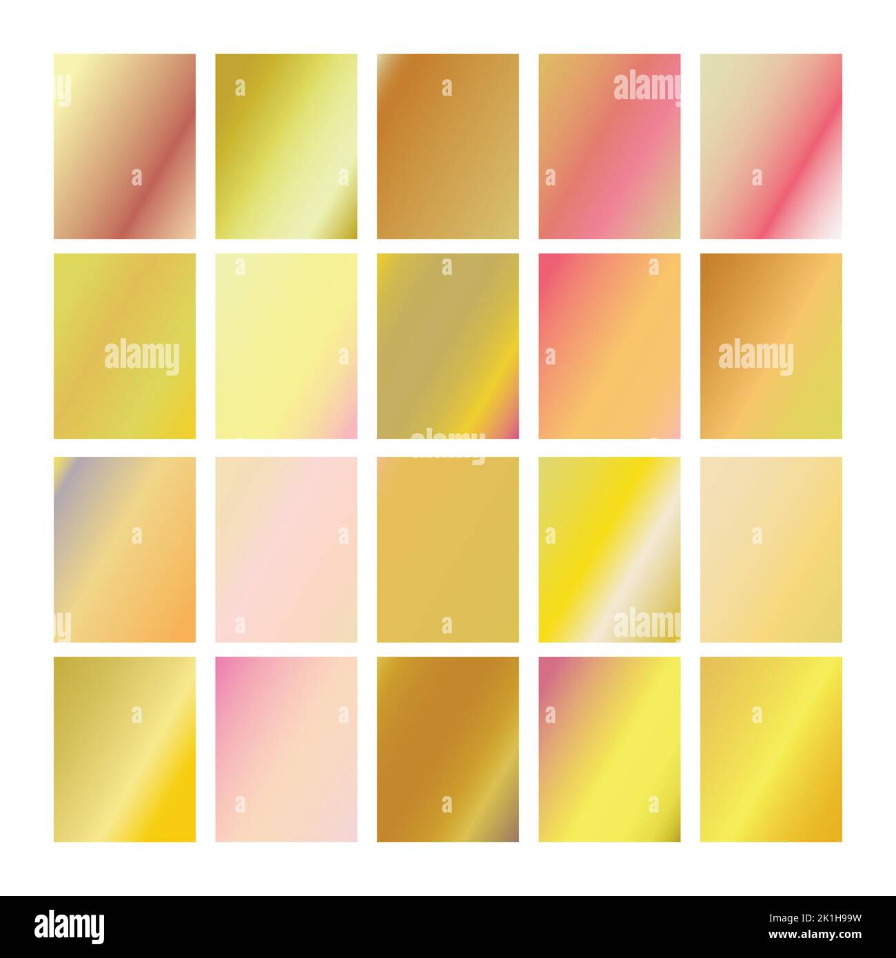 Mobile screen lock display collection of colorful backgrounds in trendy ...