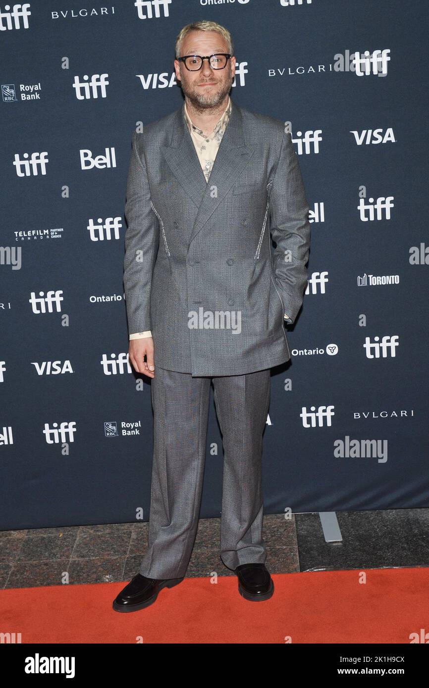 10 September 2022 - Toronto, Ontario, Canada - Seth Rogen. 2022 Toronto ...