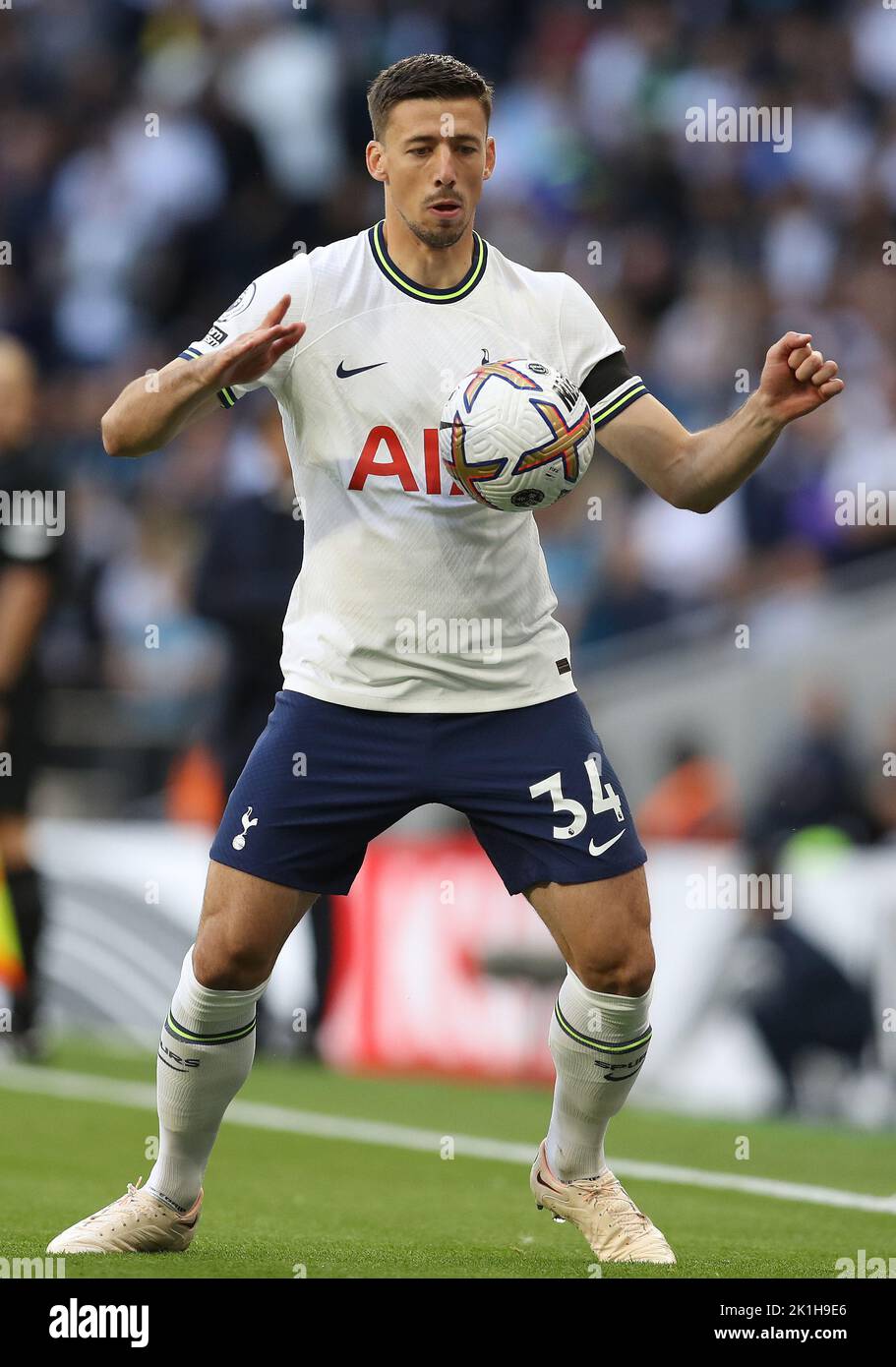 London, England, 17th September 2022. Clément Lenglet of Tottenham ...