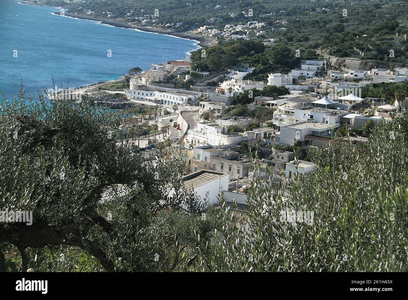 Beautiful panorama from the Old Town of Castro, Italy Stock Photo - Alamy