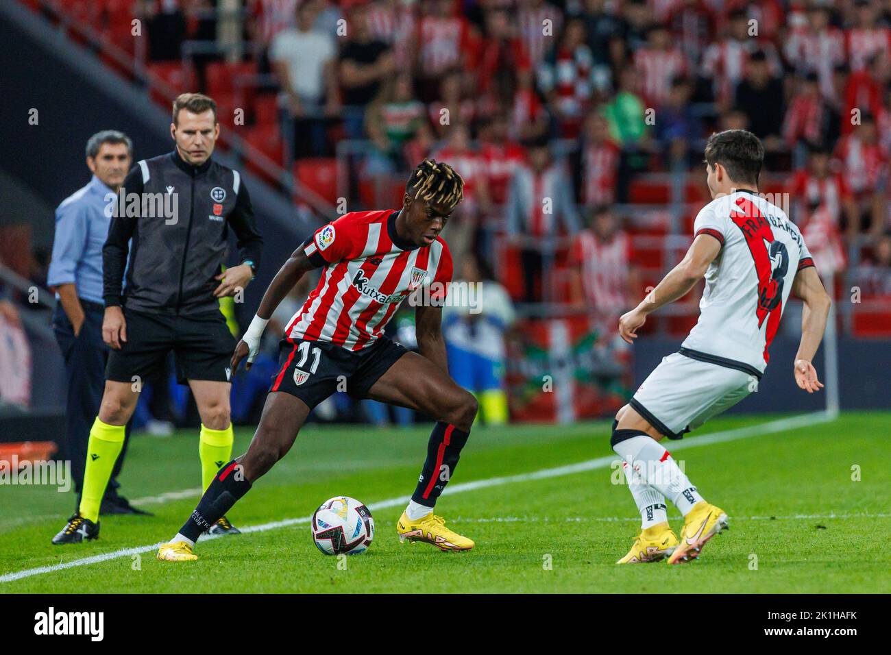 Nico Williams of Athletic Club de Bilbao during the Liga Santander ...