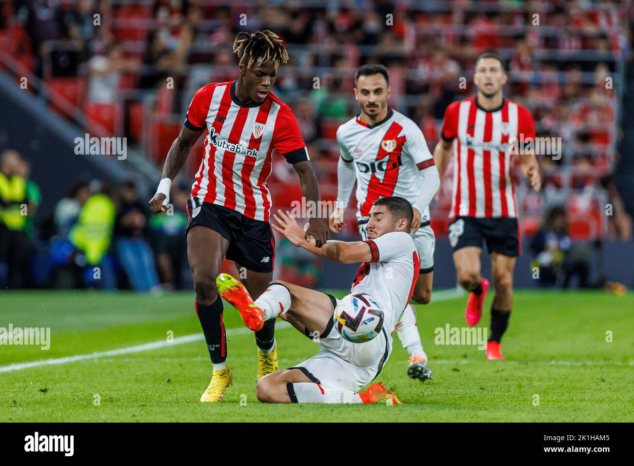 Nico Williams of Athletic Club de Bilbao during the Liga Santander ...
