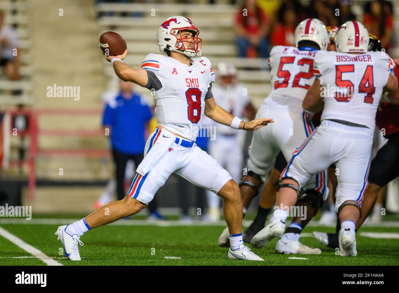 College Park, MD, USA. 17th Sep, 2022. Southern Methodist Mustangs ...