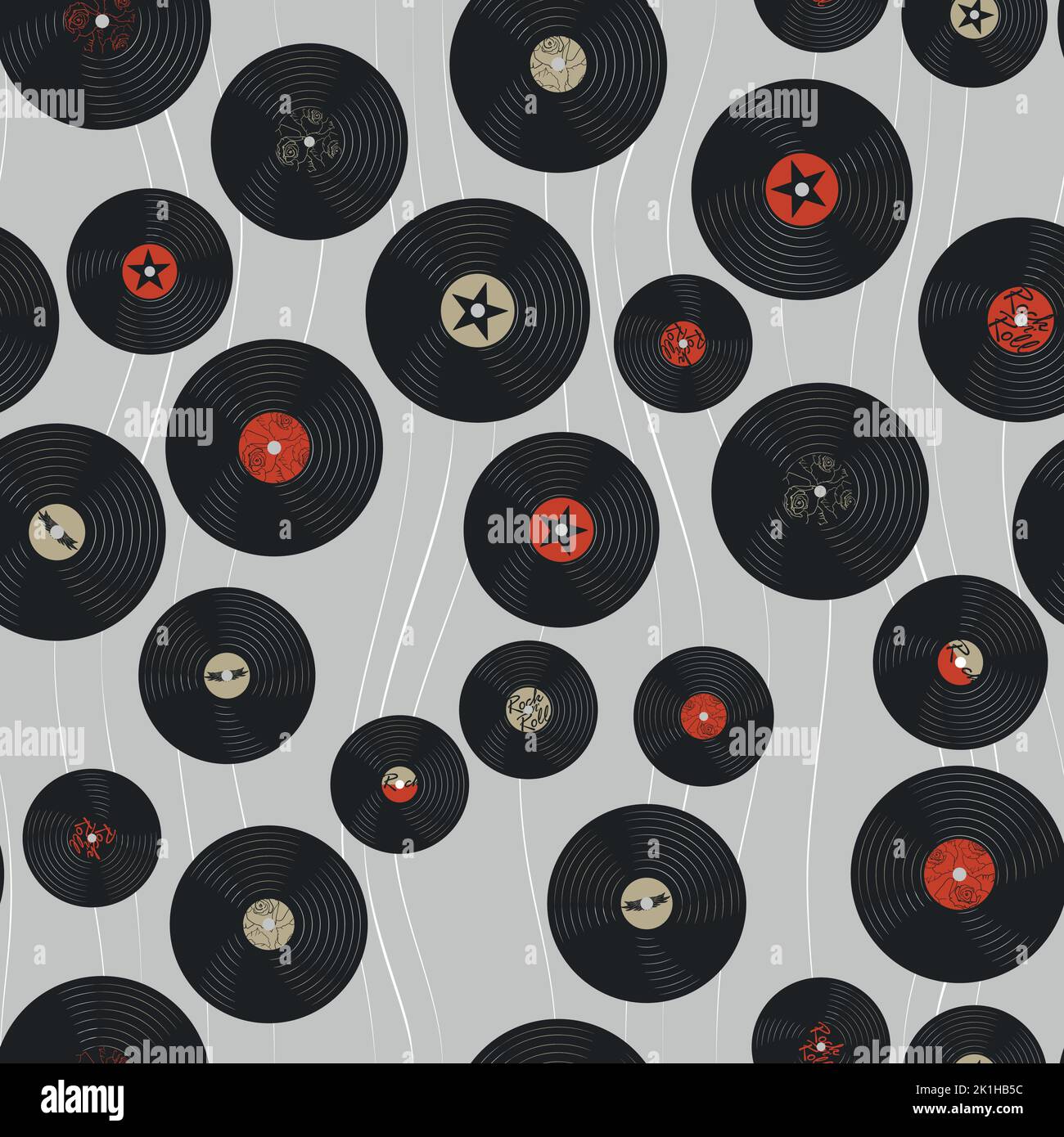 Old black vinyl gramophone texture Stock Vector Images - Alamy