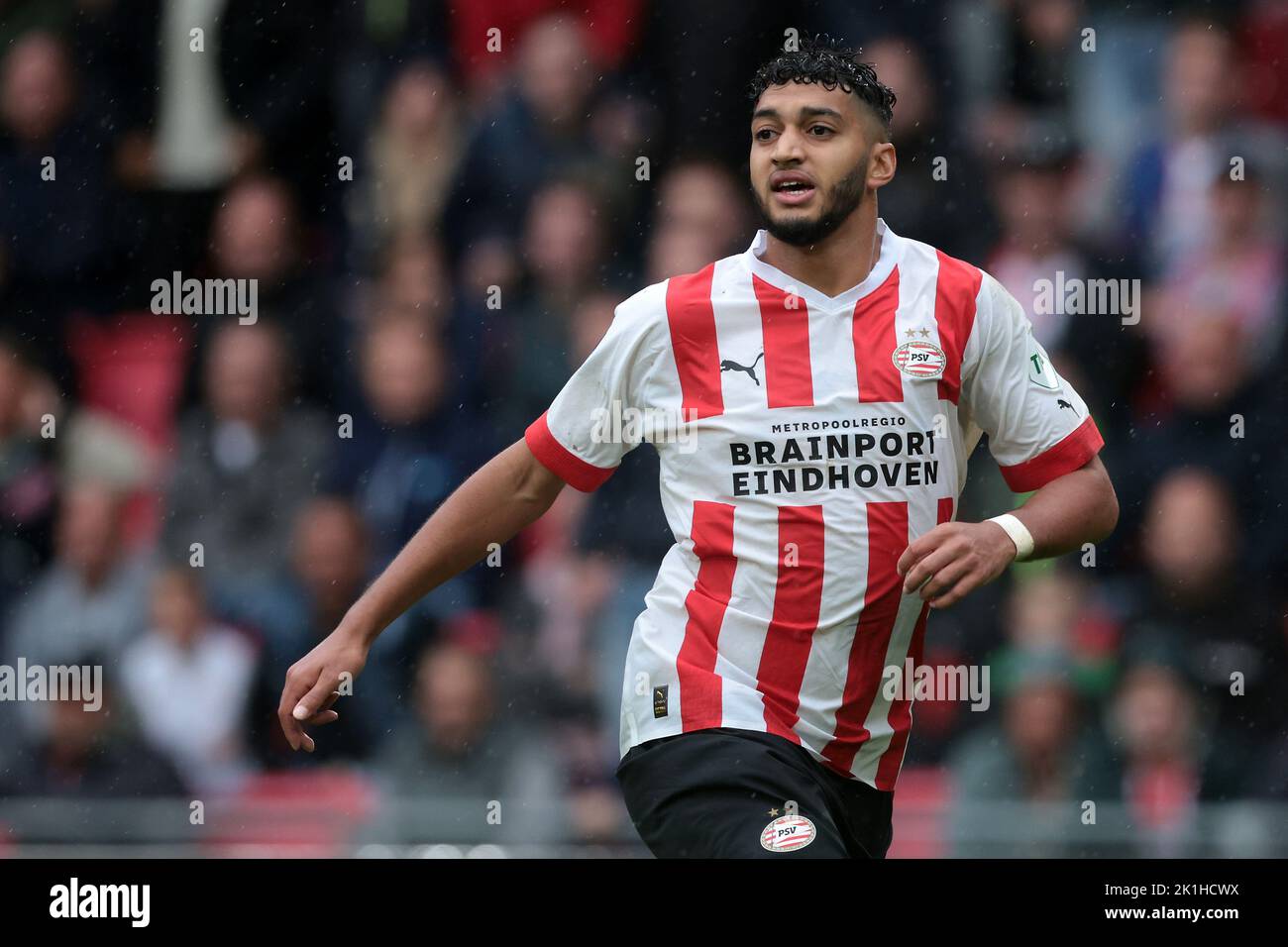 EINDHOVEN - Ismael Saibari of PSV Eindhoven during the Dutch Eredivisie ...